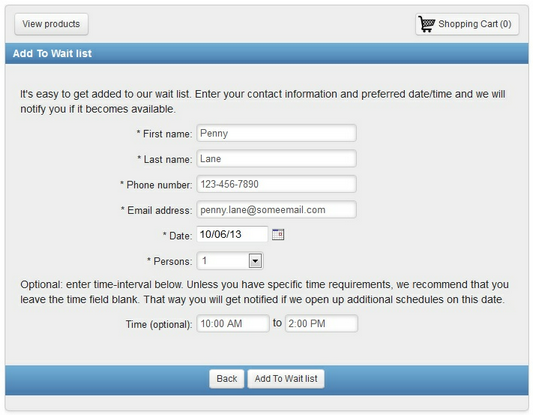 Wait List